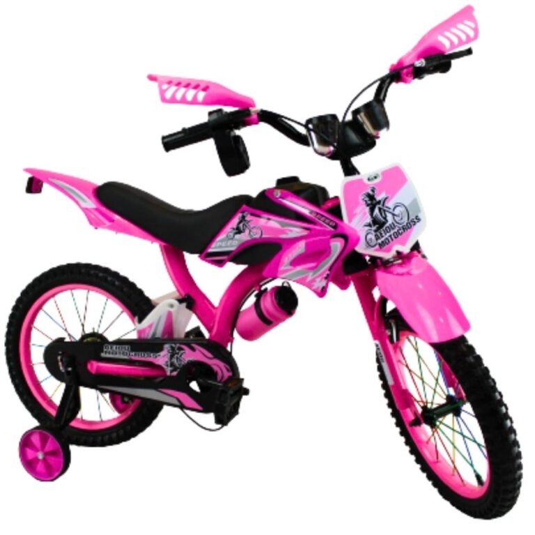 BICICLETA TIPO MOTOCROOSS ROSA - Distribuidora Dclick